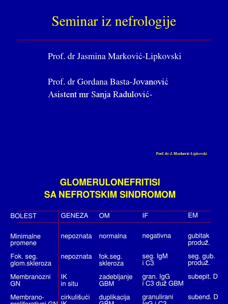 Nefrologija - Primeri | PDF