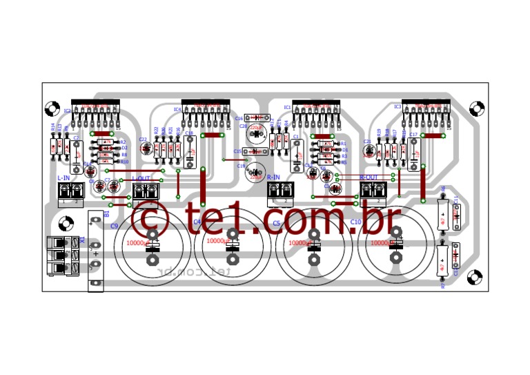 L-Out R-Out L-In R-In: TDA7294-BTL TDA7294-BTL TDA7294-BTL TDA7294-BTL ...