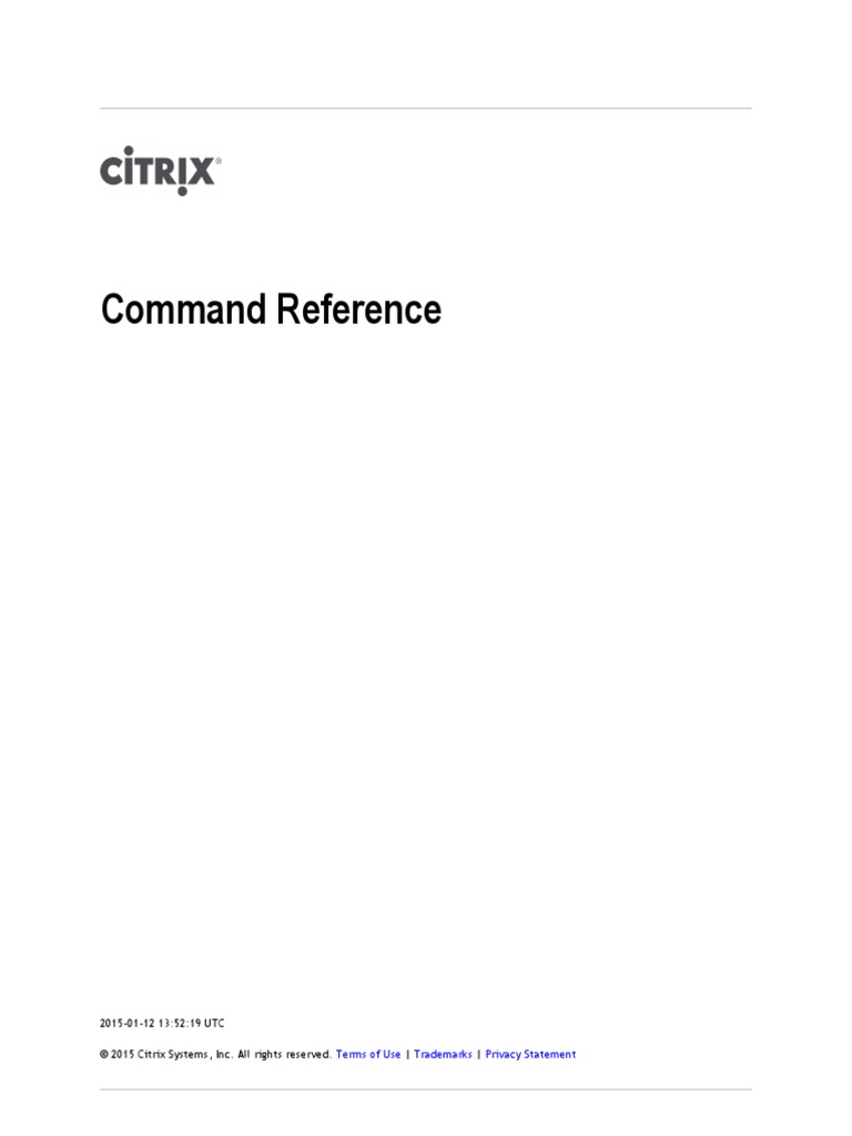 En - Ns Reference Map 10 5.netscaler CRG Gen Wrapper Con | PDF