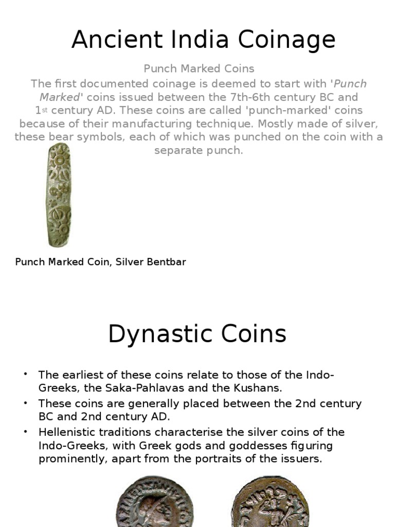 Ancient India Coinage | PDF | Mughal Empire | Notes (Finance)