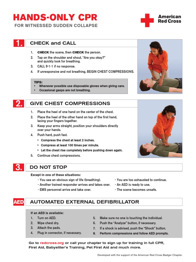 Hands-Only CPR: Check and Call | PDF
