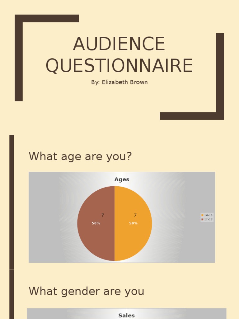 Audience Questionnaire | PDF