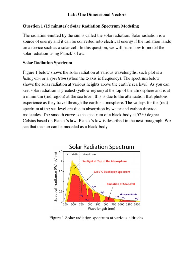 One Dimensional Vector | PDF | Electromagnetic Radiation ...