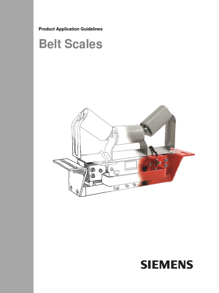Belt Scale Application Guidelines | PDF | Belt (Mechanical) | Weighing ...