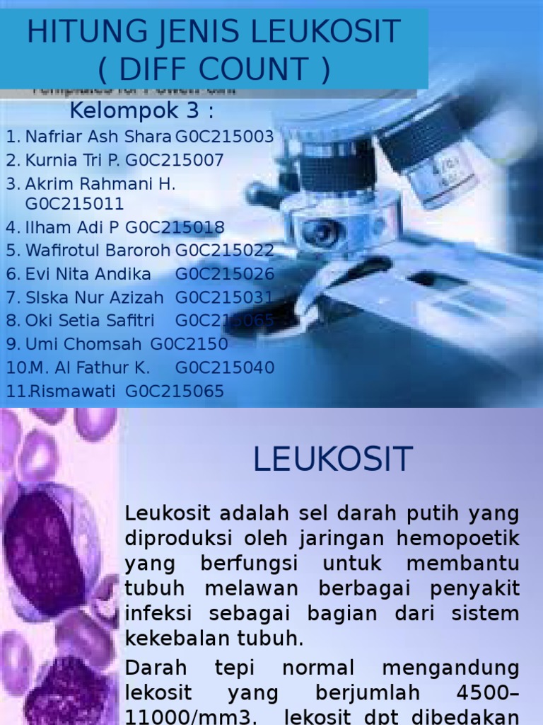Hitung Jenis Leukosit | PDF