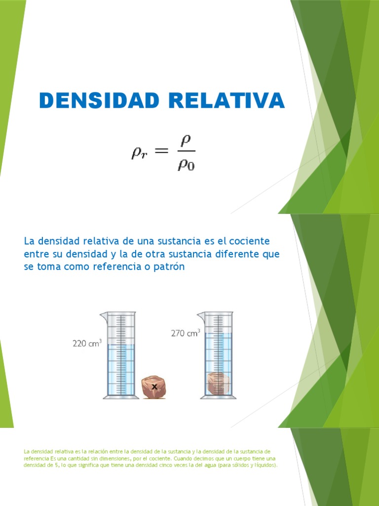 Densidad Relativa | PDF