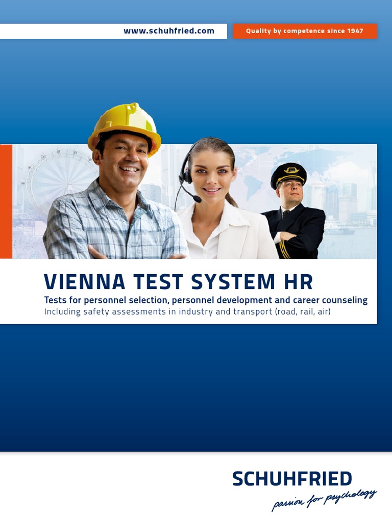 Vienna Test System HR 2012 Schuhfried | PDF | Industrial And ...
