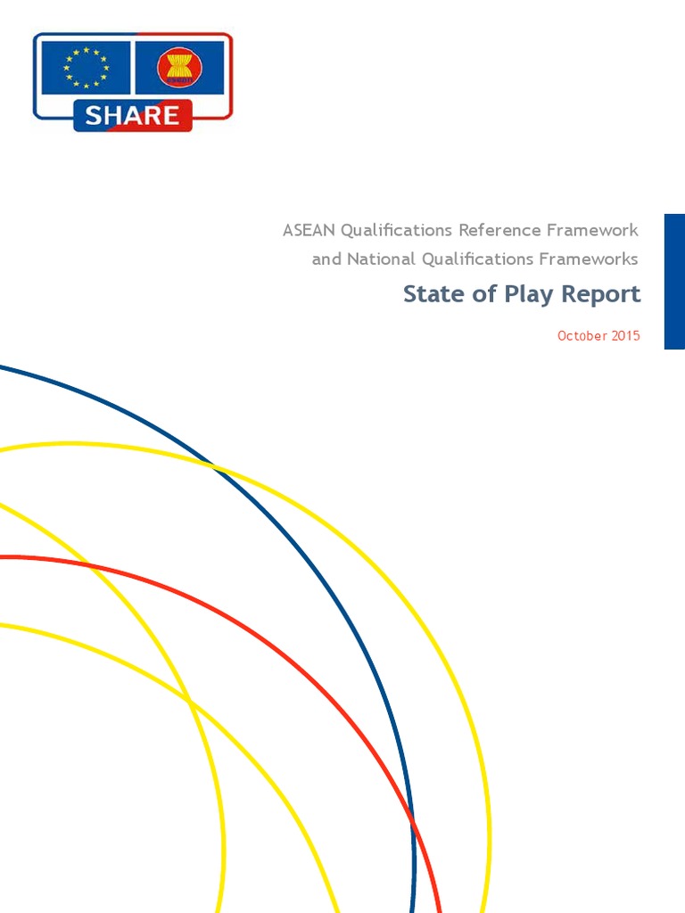 AQRF NQF State of Play Report | PDF | Association Of Southeast Asian ...