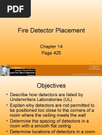NFPA 72 Smoke Detector Spacing Guide | PDF | Area | Ceiling