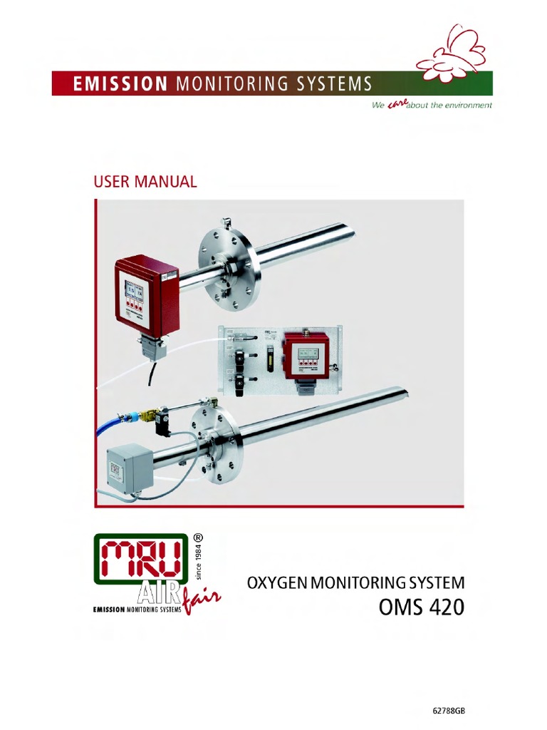 Oms 420 User Manual Analizor Oxigen | PDF | Combustion | Resistor