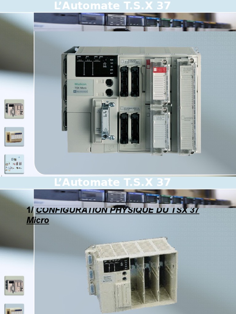 Automate Tsx37 | Entrée/Sortie | Analogique | Essai gratuit de 30 jours ...