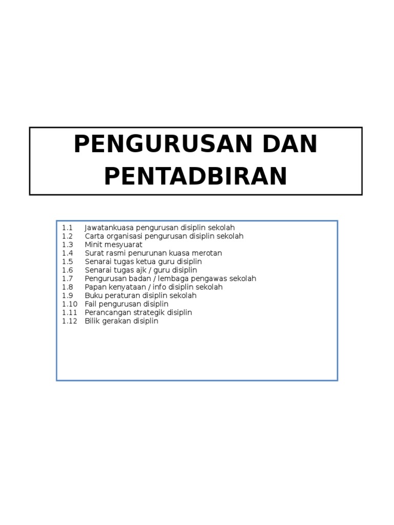 Cover File Disiplin | PDF