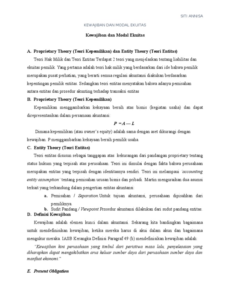 Proprietary Theory | PDF