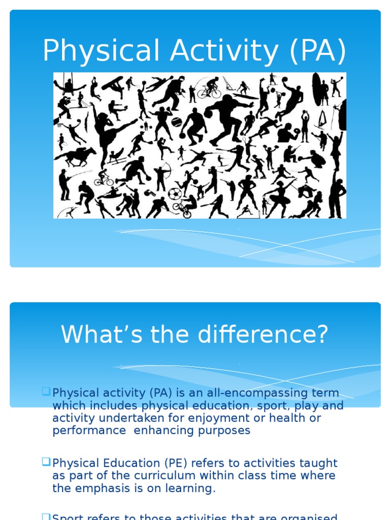 Physical Activity Intro | PDF