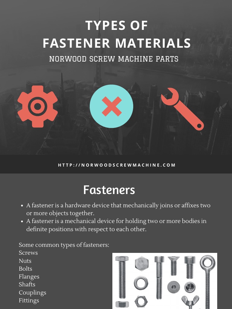 Fastener Material Selection Guide | PDF | Stainless Steel | Screw