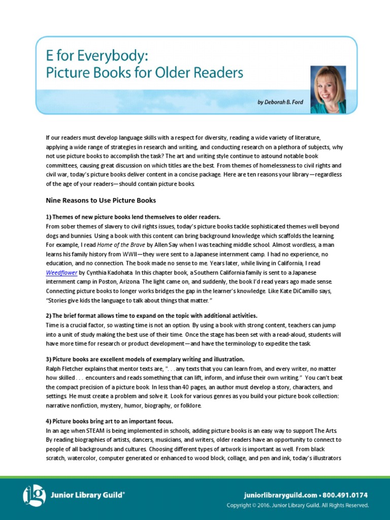 Jlg-Picture Books For Older Readers | Download Free PDF | Books ...