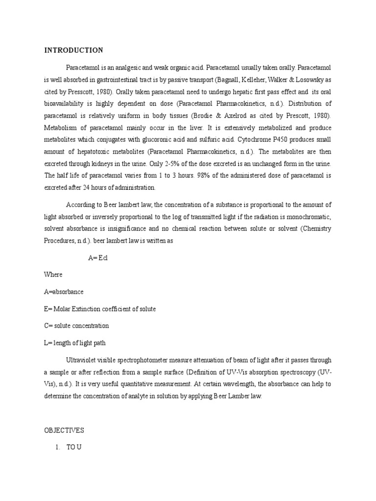 Lab Report 1 (Handwritten) | PDF | Absorbance | Chemistry