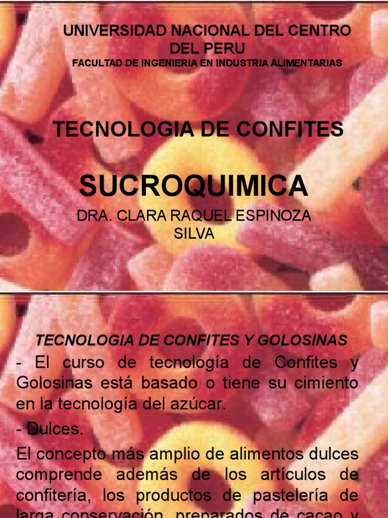 CONFITES | PDF | Sacarosa | Caramelo