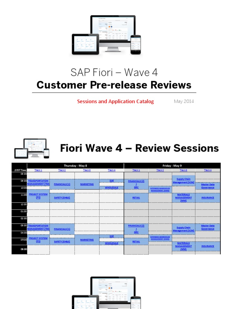 Wave4 Pre-Release Reviews ApplicationCatalog v3 | PDF | Target Audience | Accounts Payable