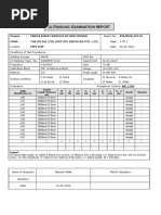 Ultrasonic Testing Report Format Based On IACS | PDF | Nondestructive ...