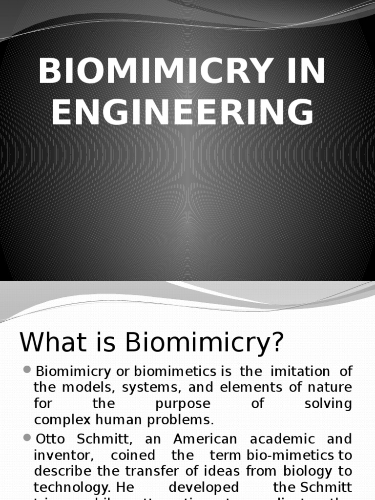 Biomimicry in Engineering | PDF | Biology | Nature