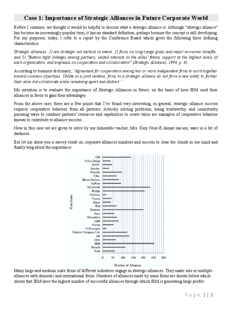 Case Study Solution On Strategic Management | PDF | Competition ...