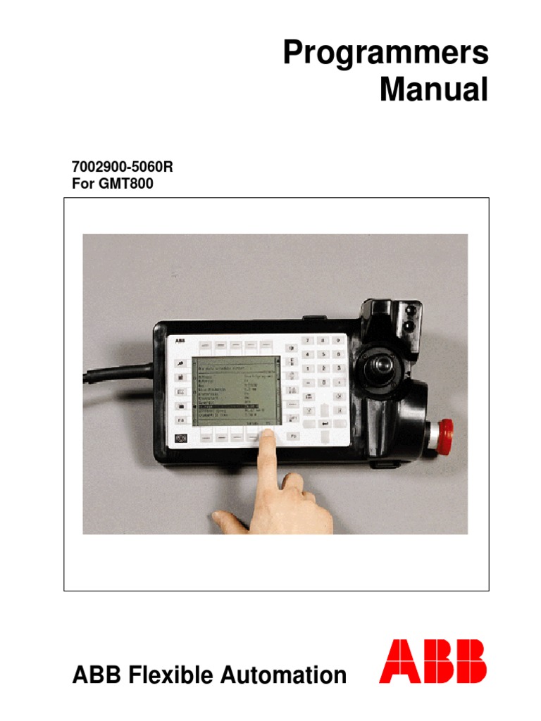 ABB - Prog - Manual 1.5 | PDF | Subroutine | Programmer