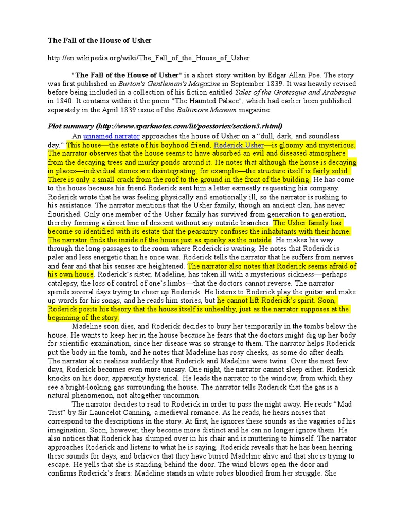 Usher: Summary and Analysis | PDF | Science | Philosophical Science