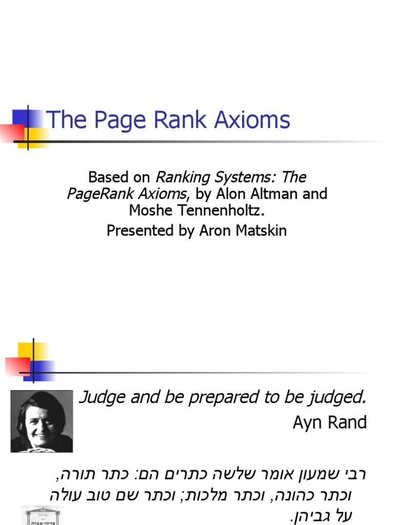 Ranking Systems | PDF | Applied Mathematics | Mathematics