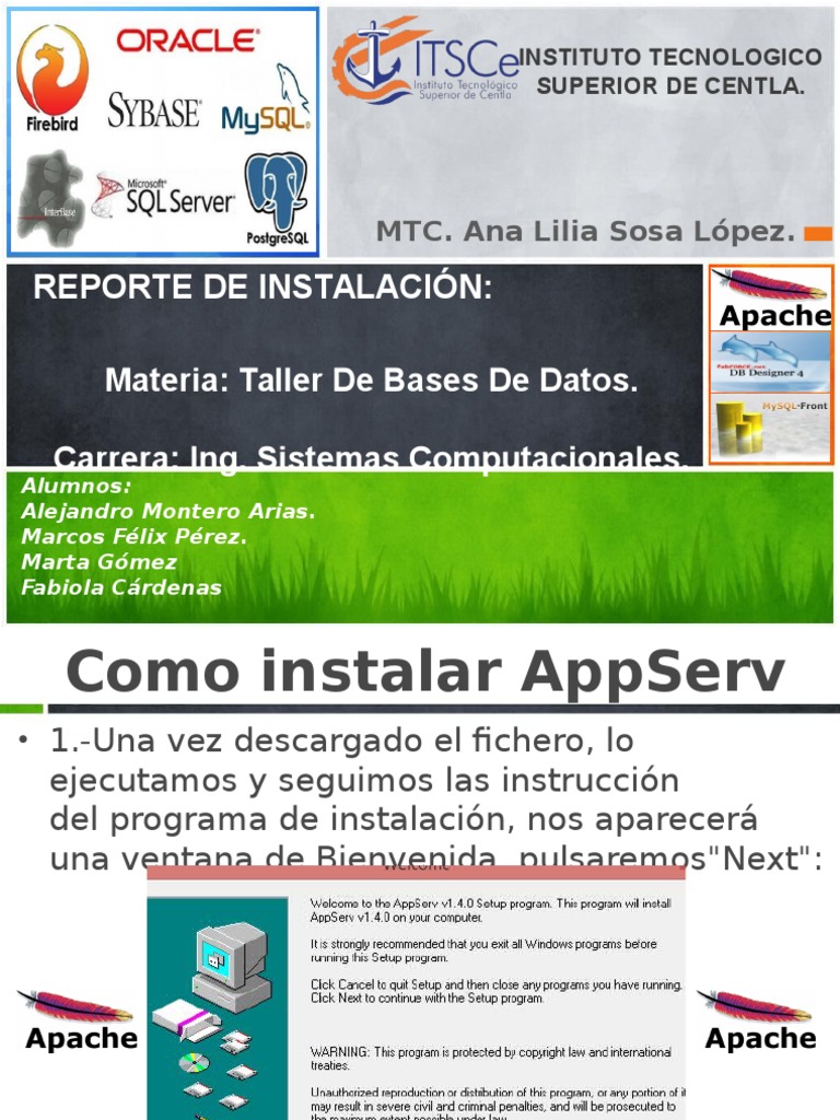 Taller de Base de Datos Configuracion de Mysql-Front | PDF | Point and Click | Software del sistema