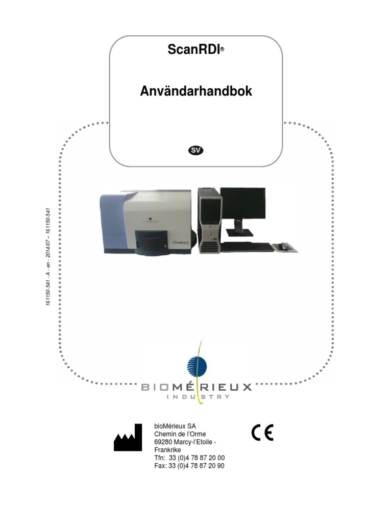 Biomerieux ScanRDI Manual | PDF