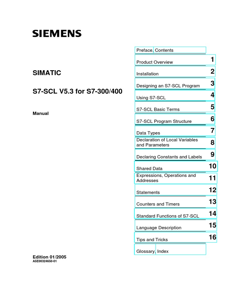 S7 SCL Manual PDF | PDF | Data Type | Computer Program