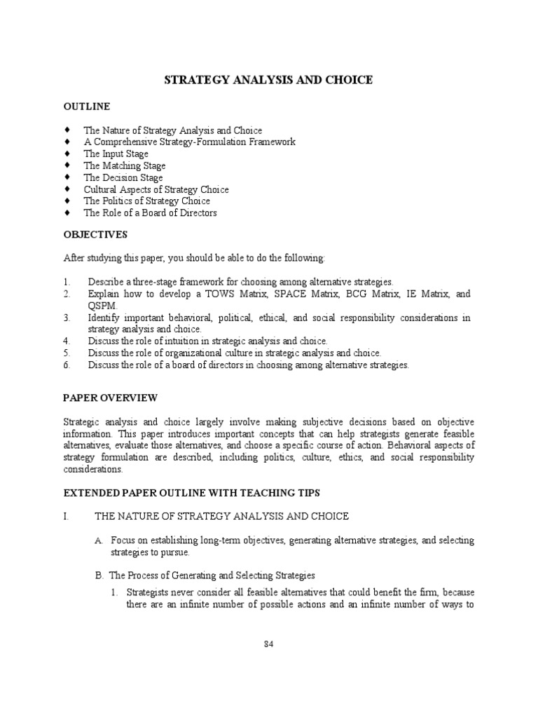 CIPS Strategy Analysis | PDF | Strategic Management | Matrix (Mathematics)