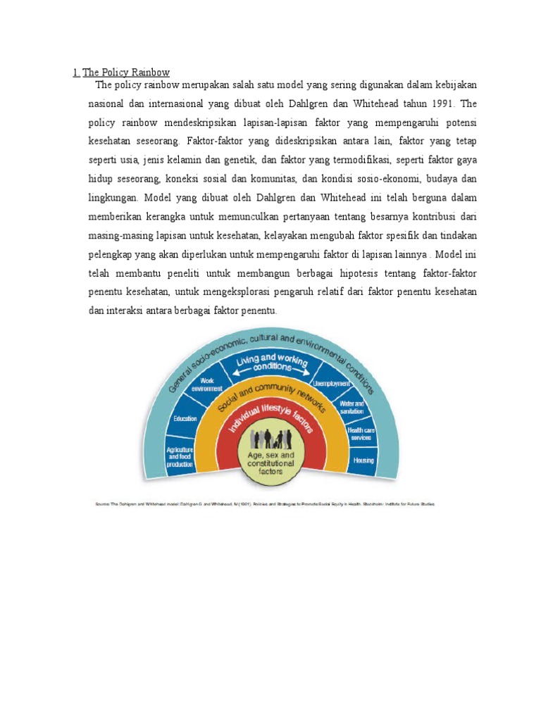 Teori Policy Rainbow | PDF | Pengembangan Diri