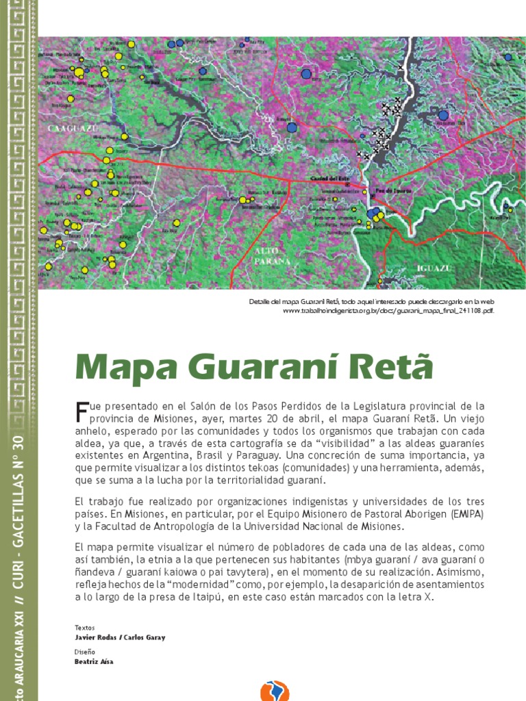 Gacetilla30 Mapa Guaraní | PDF