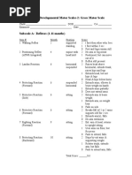 Comprehensive Coordination Scale FINAL | PDF | Anatomical Terms Of ...