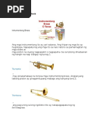 Instrumentong Pang Musika | PDF