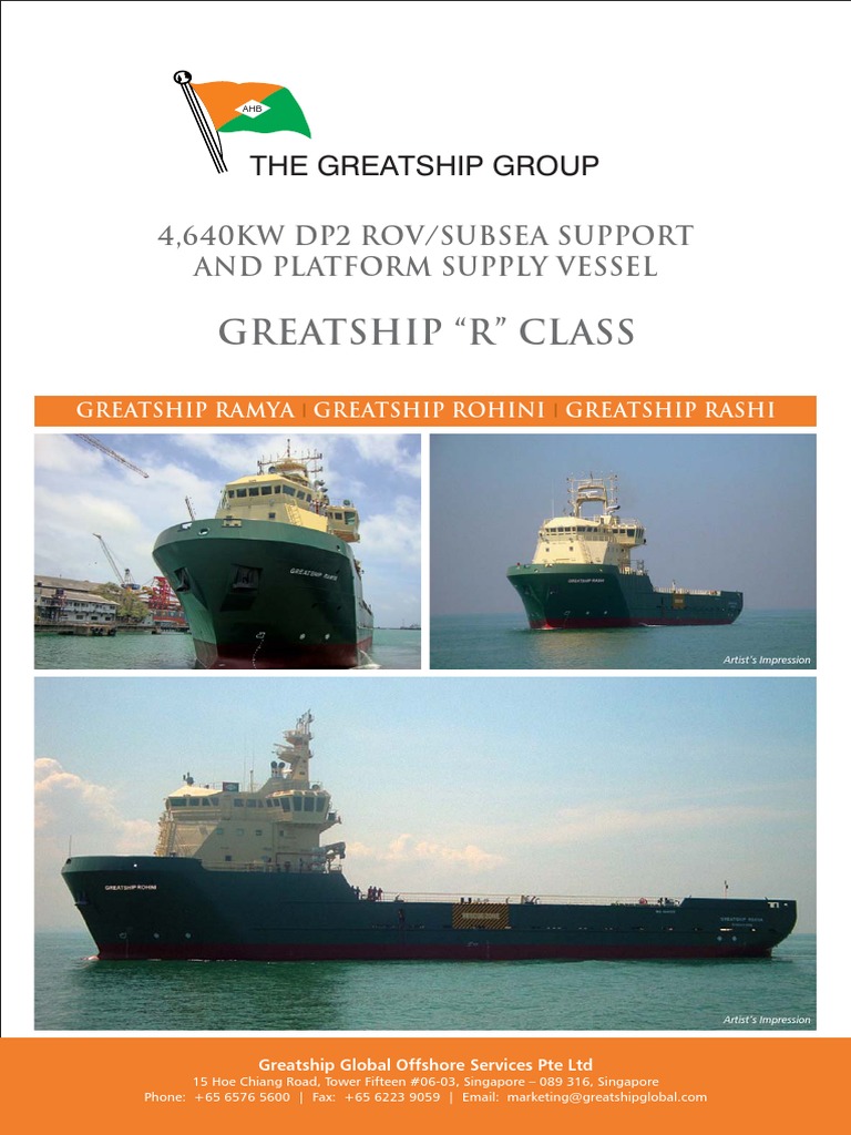 R-Class Vessel Specs | PDF | Tonnage | Shipping