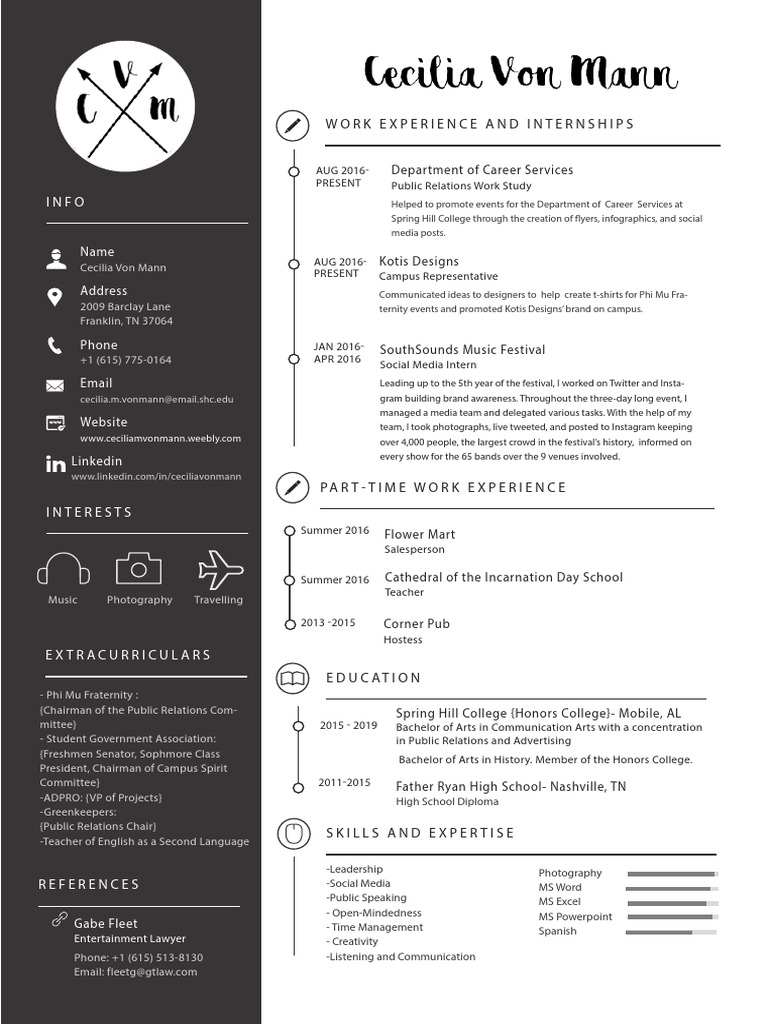 Cecilia Resume Pre Professional | PDF | Social Science