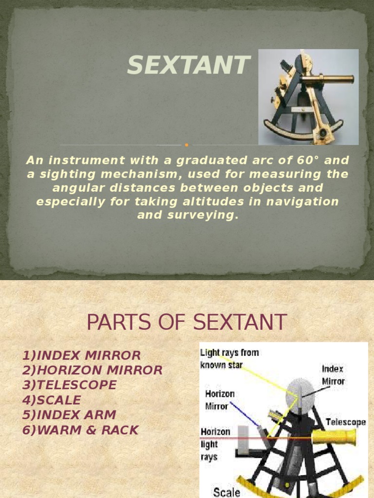 Sextant by Droan | PDF | Navigation | Geography