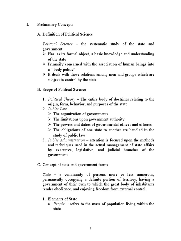 Political Science Essentials | PDF | Presidents Of The United States ...