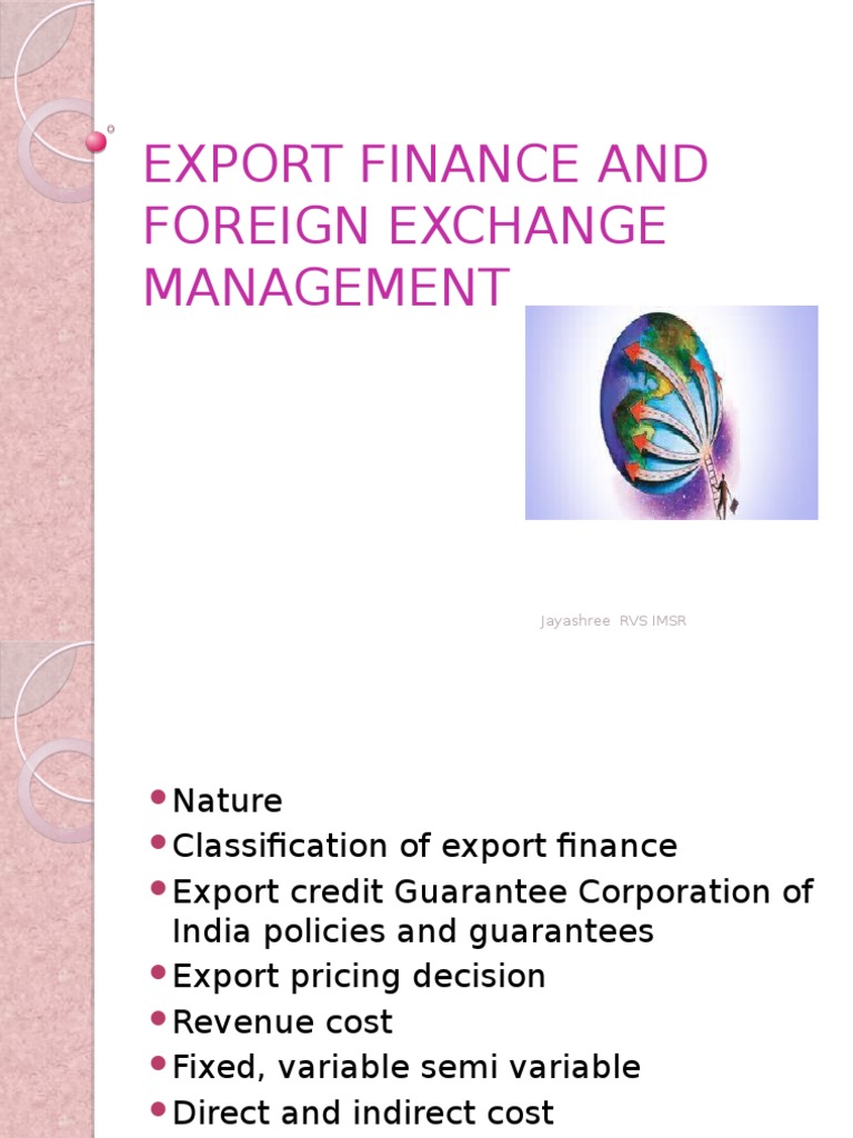 Session 1 - Classification of Export Finance | PDF | Credit (Finance ...