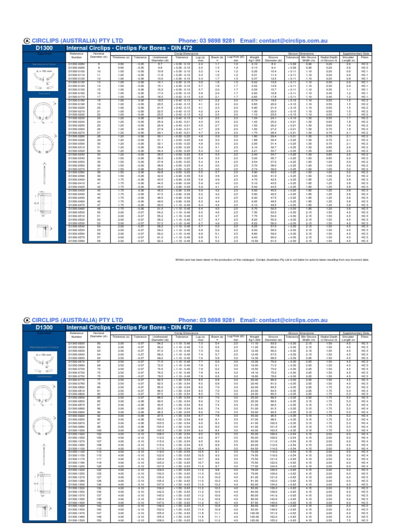 internal circlip.pdf | Joining | Machines