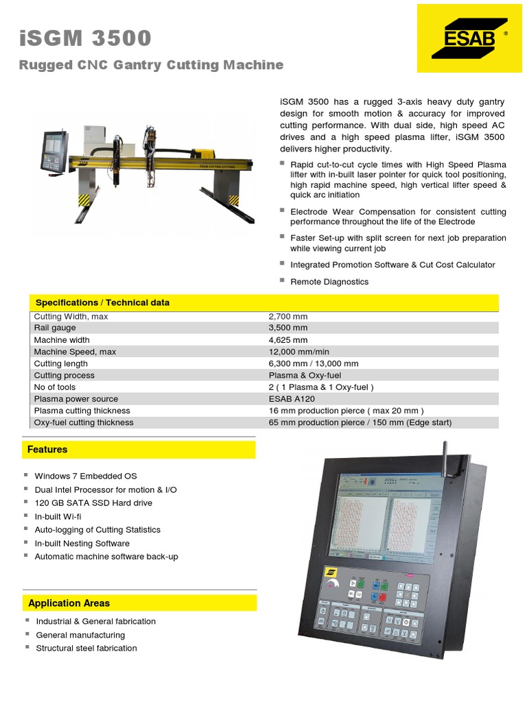Product Leaflet - IsGM 3500 | PDF | Computing | Manufactured Goods