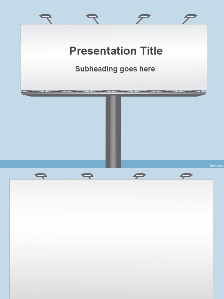 Billboard Powerpoint Template | PDF
