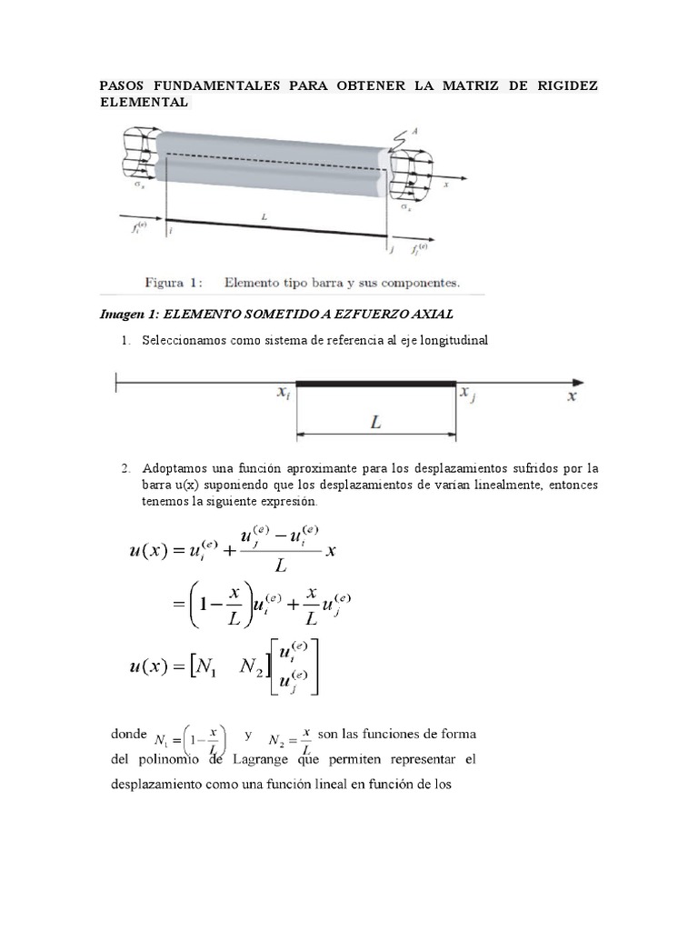 Elementos Tipo Barra | PDF