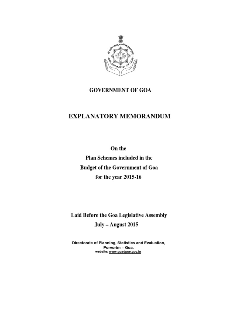 Explanatory Memorandum 2015-16 | PDF | Road Traffic Safety | Welfare