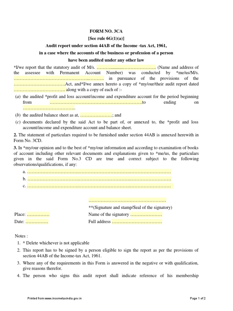 Printed From WWW - Incometaxindia.gov - in Page 1 of 2 | PDF