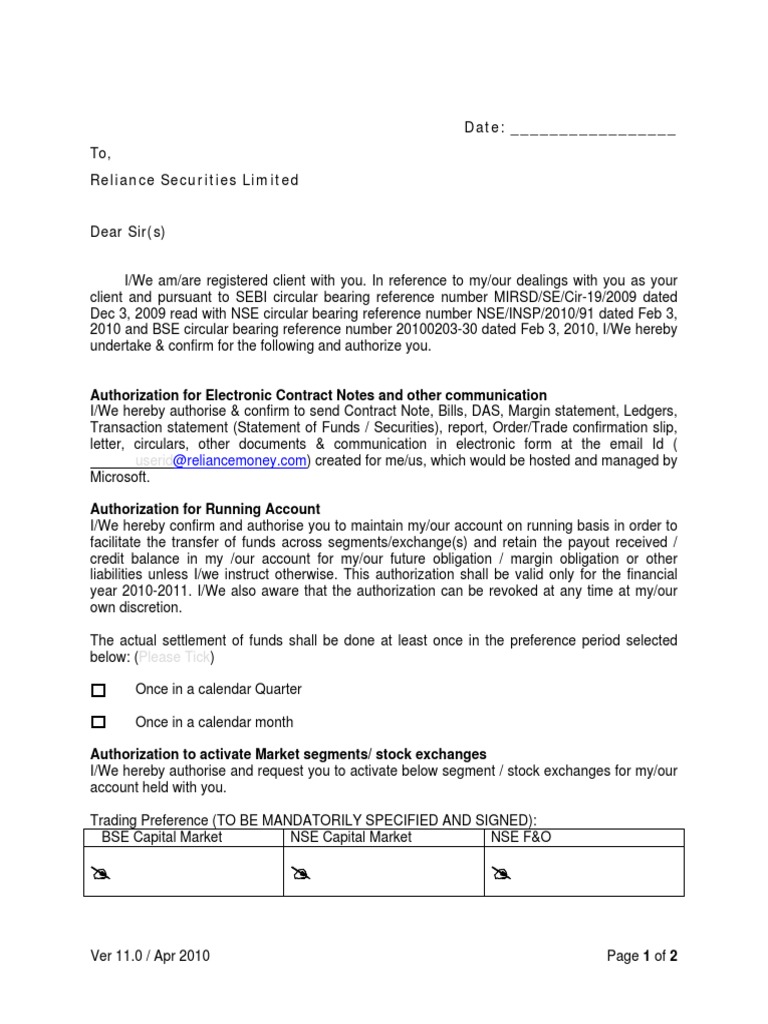 Annexure For Compliance To SEBI Circular | PDF | Financial Economics ...