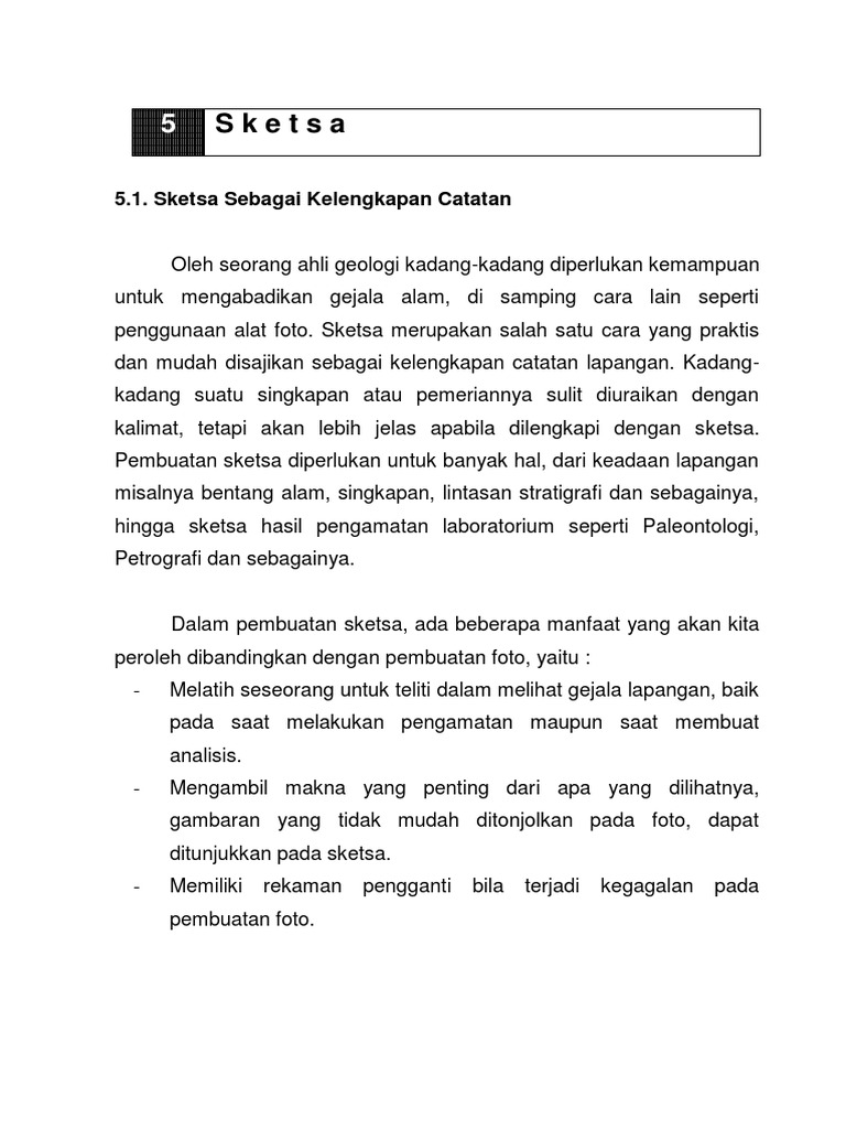 Sketsa Geologi | PDF
